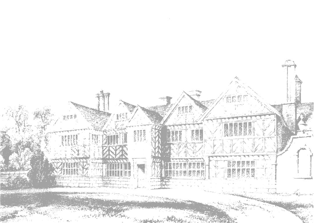 Old English Manors for Coloring Vintage Digital Download Hand Drawn ...
