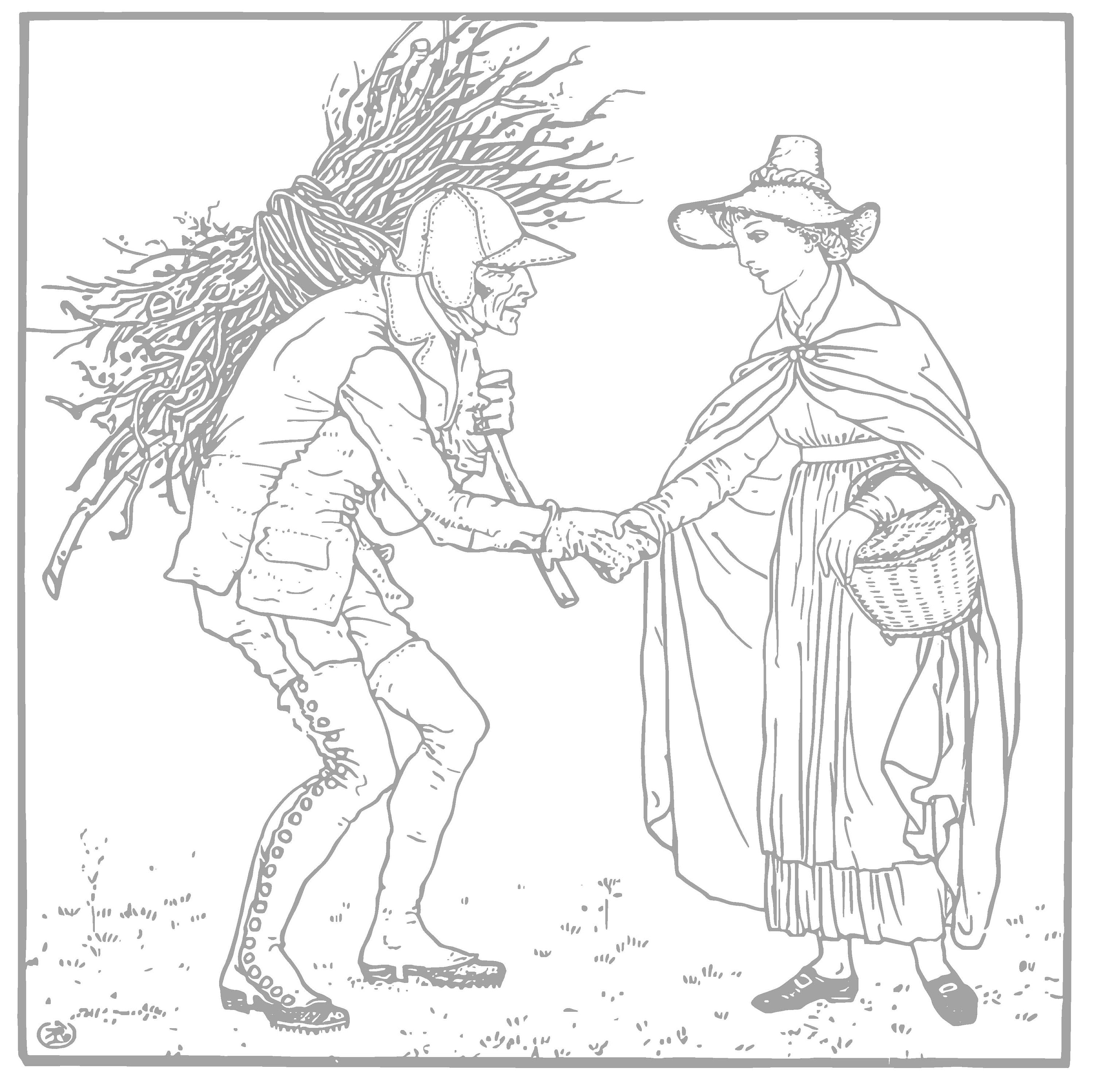 Classic Pictures for Coloring Vintage Digital Bundle Download Hand ...