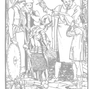 Don Quixote for Coloring Vintage Digital Bundle Download Hand Drawn ...