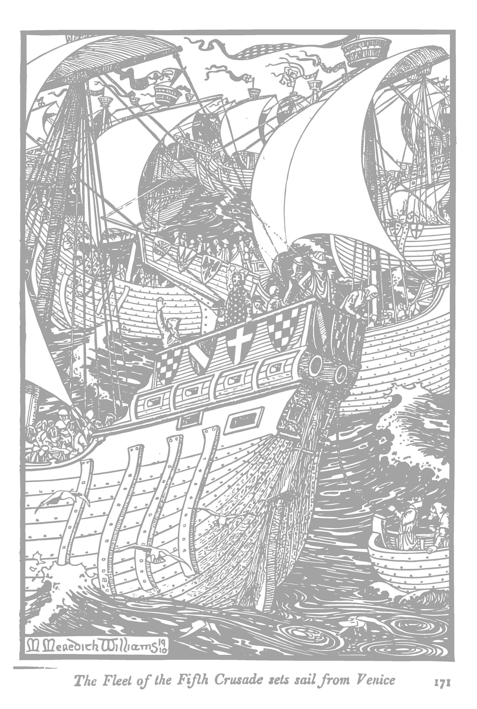 crusades map coloring page free printable