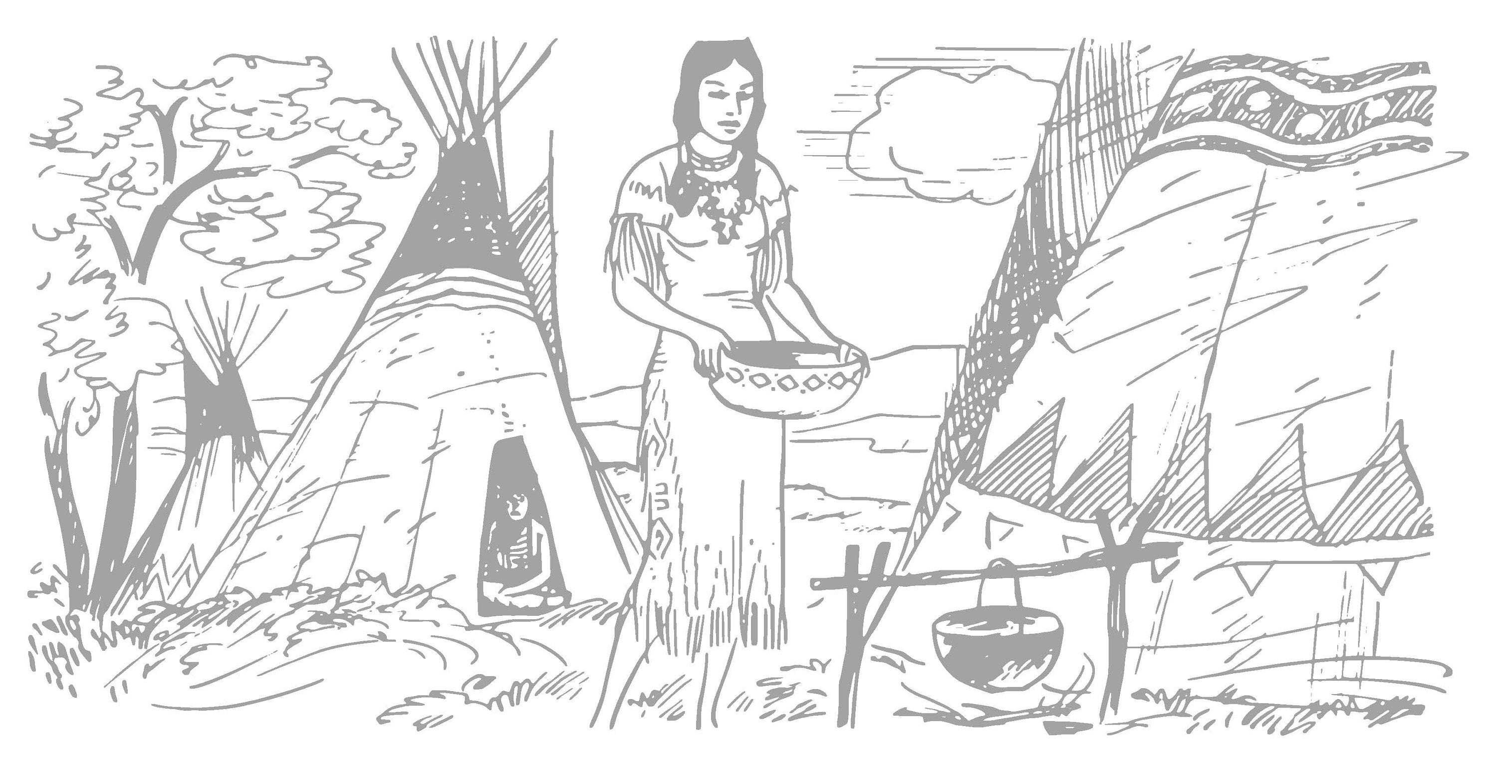 Native Indigenous Heritage for Coloring Vintage Print Your Own - Etsy