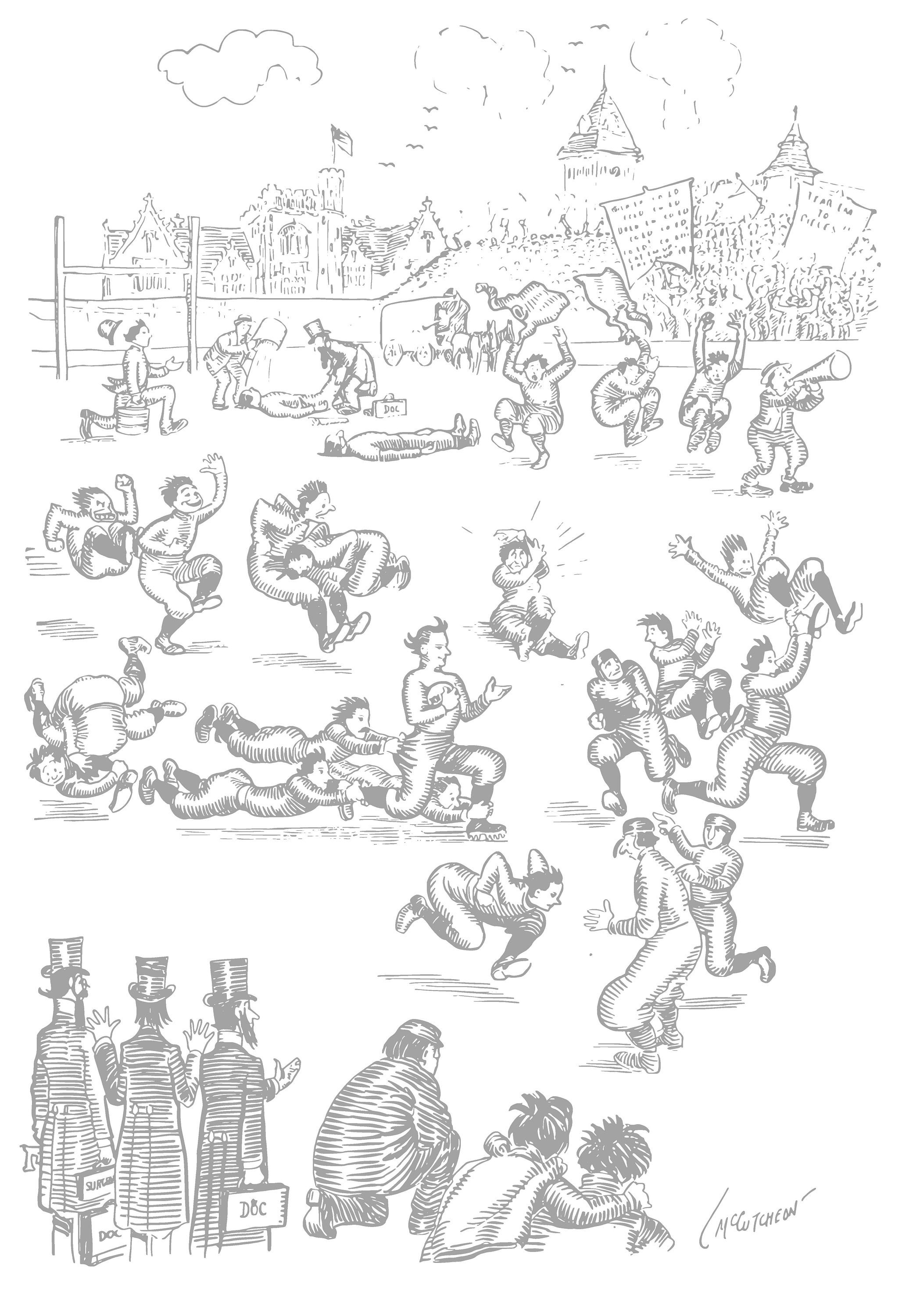 Classic Cartoons for Coloring Vintage Digital Bundle Download Hand ...