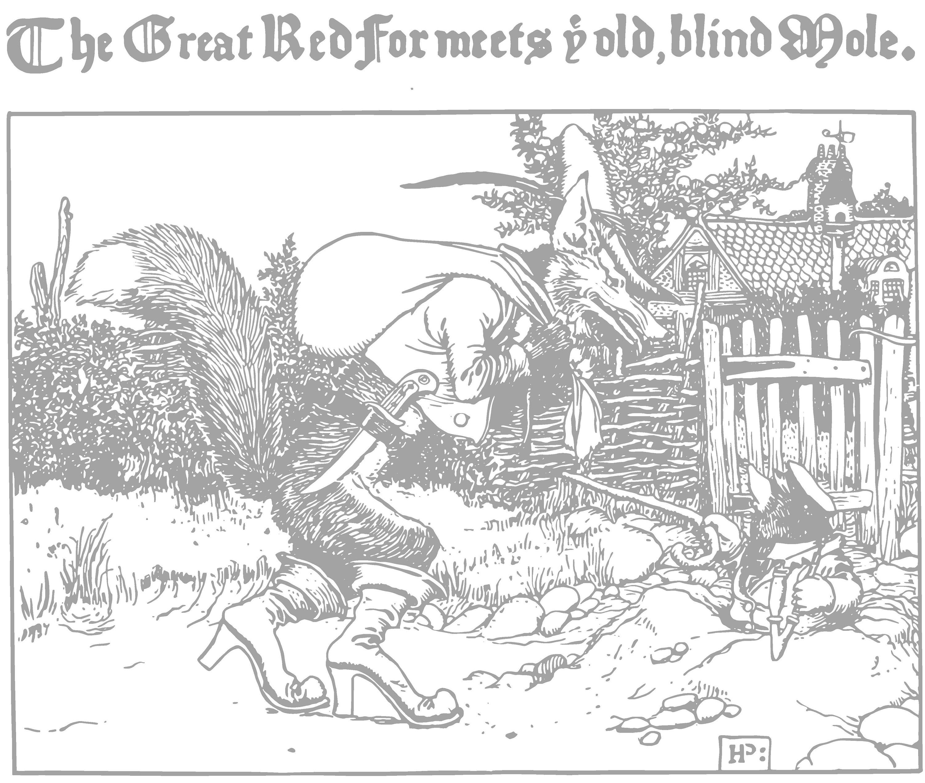 Old Fables for Coloring Vintage Digital Bundle Download Hand Drawn ...