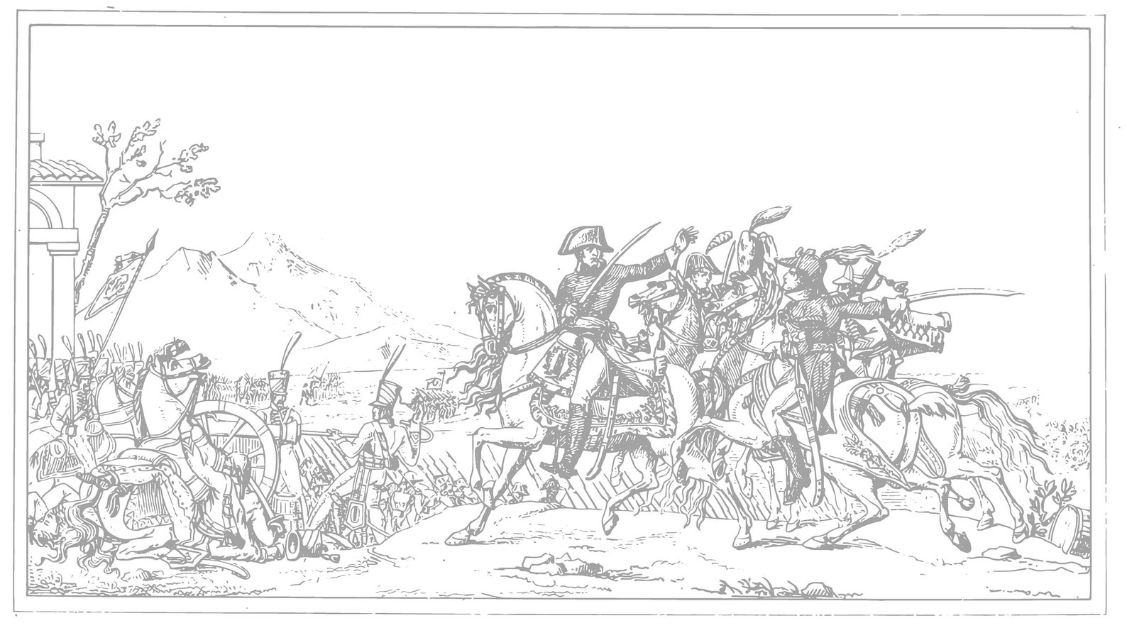 Napoleon Bonaparte for Coloring Vintage Digital Download Hand Drawn ...