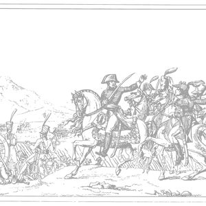 Napoleon Bonaparte for Coloring Vintage Digital Download Hand Drawn ...