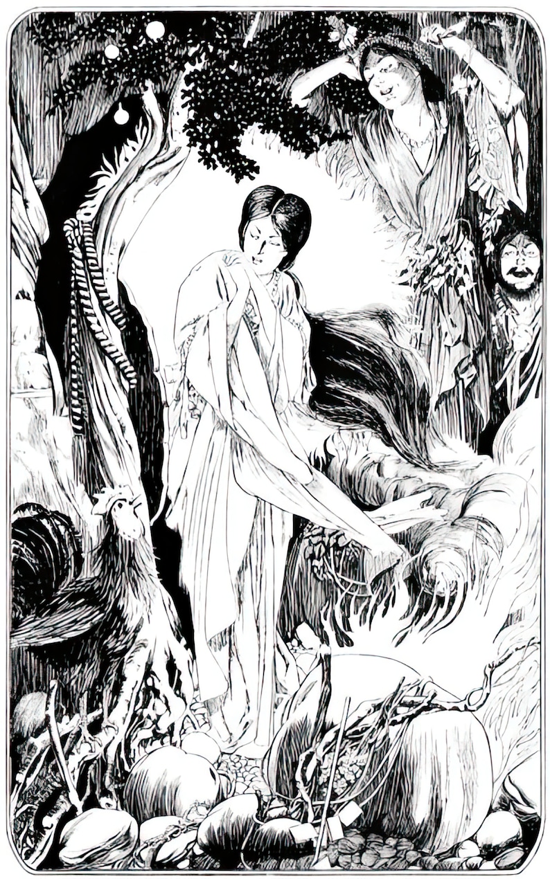 Eastern Legends for Coloring Vintage Digital Download Hand - Etsy