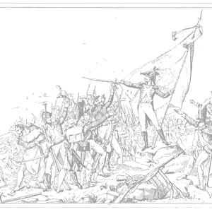 Napoleon Bonaparte for Coloring Vintage Digital Download Hand Drawn ...