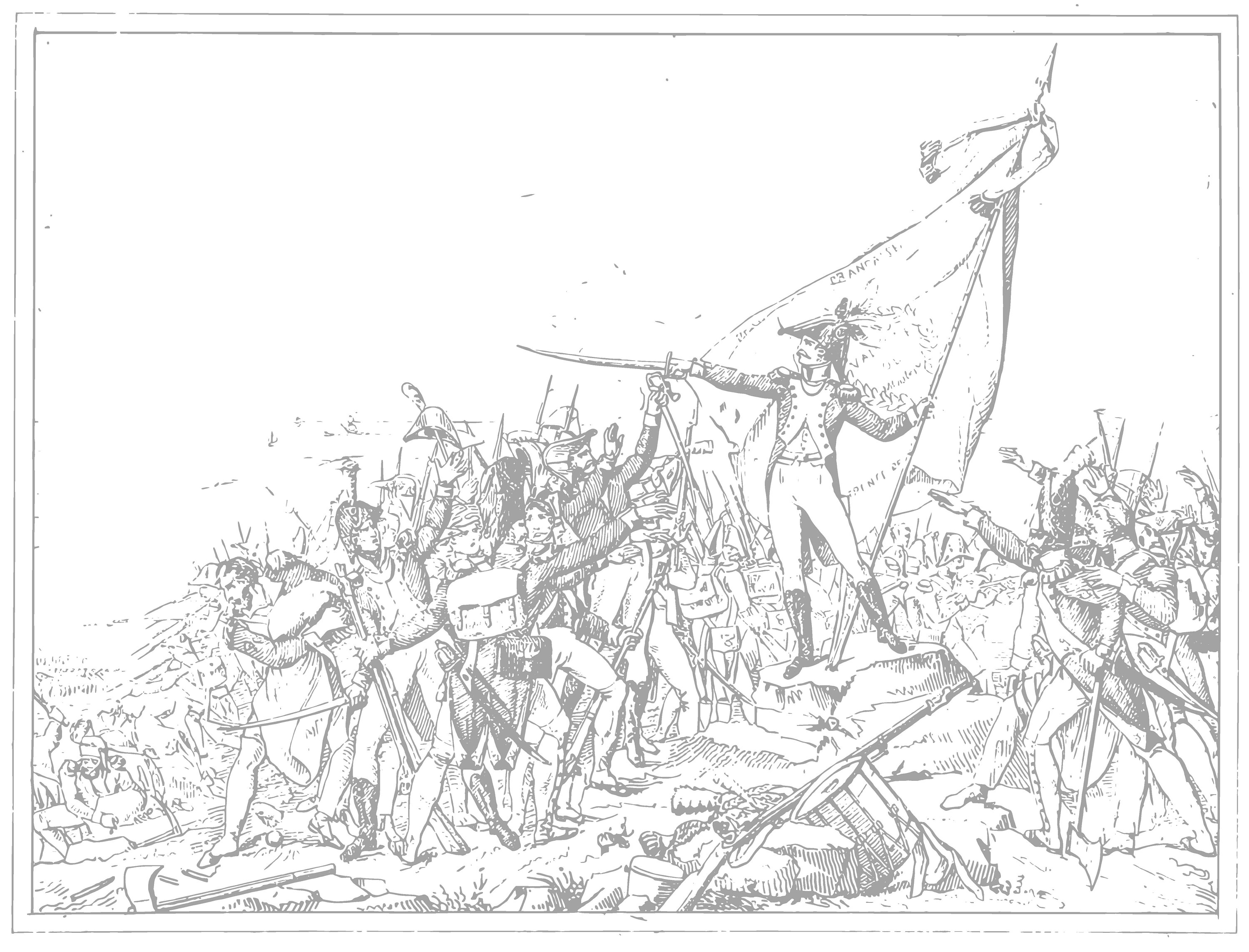 Napoleon Bonaparte for Coloring Vintage Digital Download Hand Drawn ...