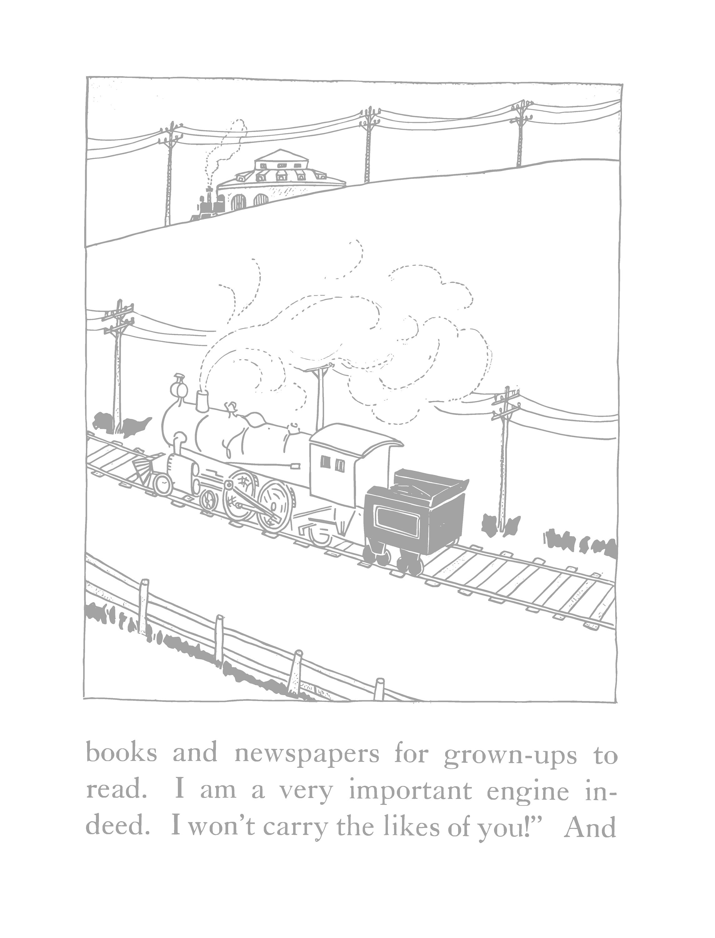 The Little Engine That Could Vintage Digital Bundle Download Hand Drawn ...