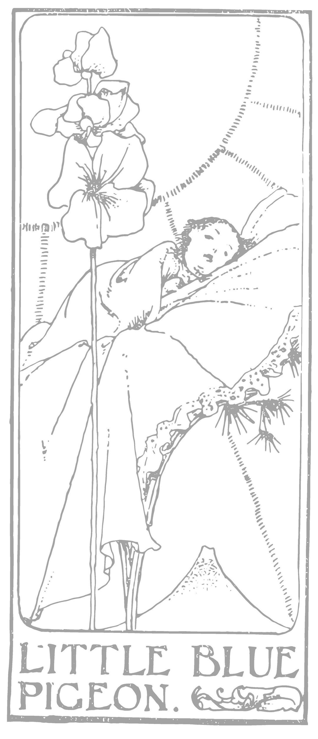 Lullaby Land for Coloring Vintage Digital Bundle Download Hand Drawn ...