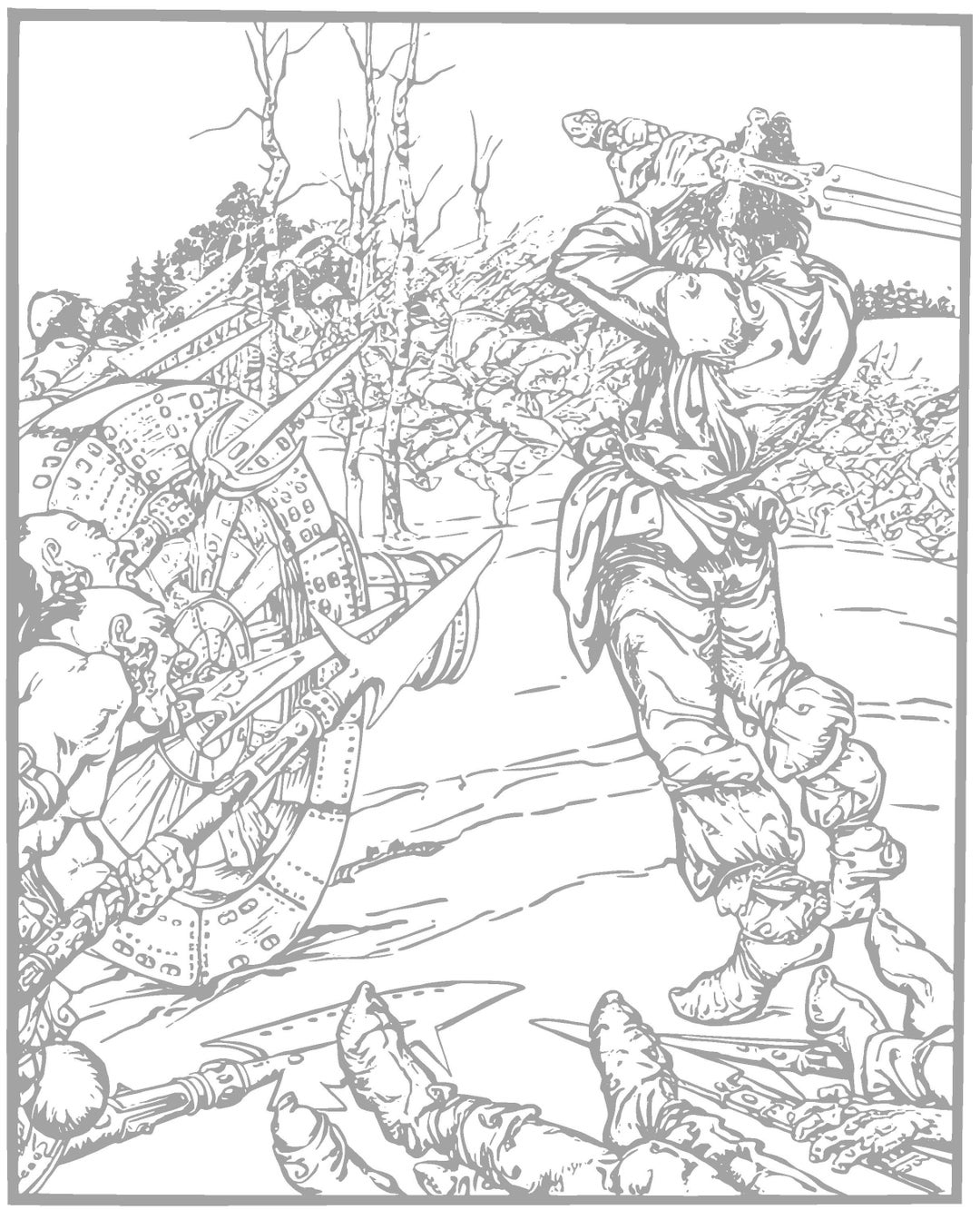 Cossack Tales for Coloring Vintage Digital Bundle Download Hand Drawn ...