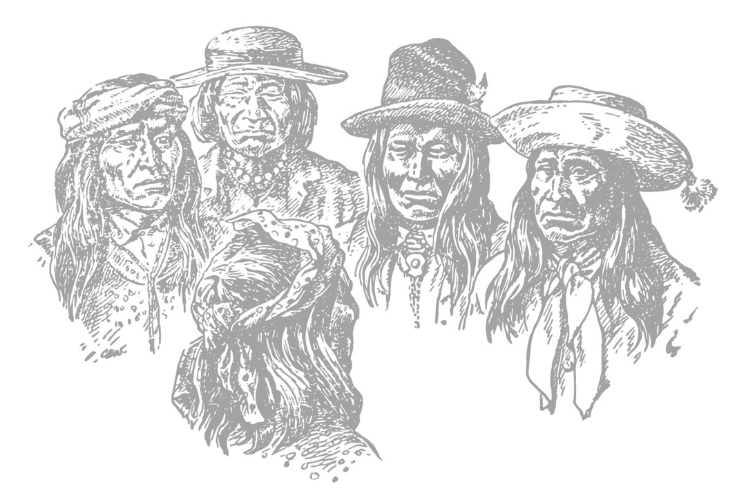Geronimo for Coloring Vintage Digital Bundle Download Hand Drawn ...