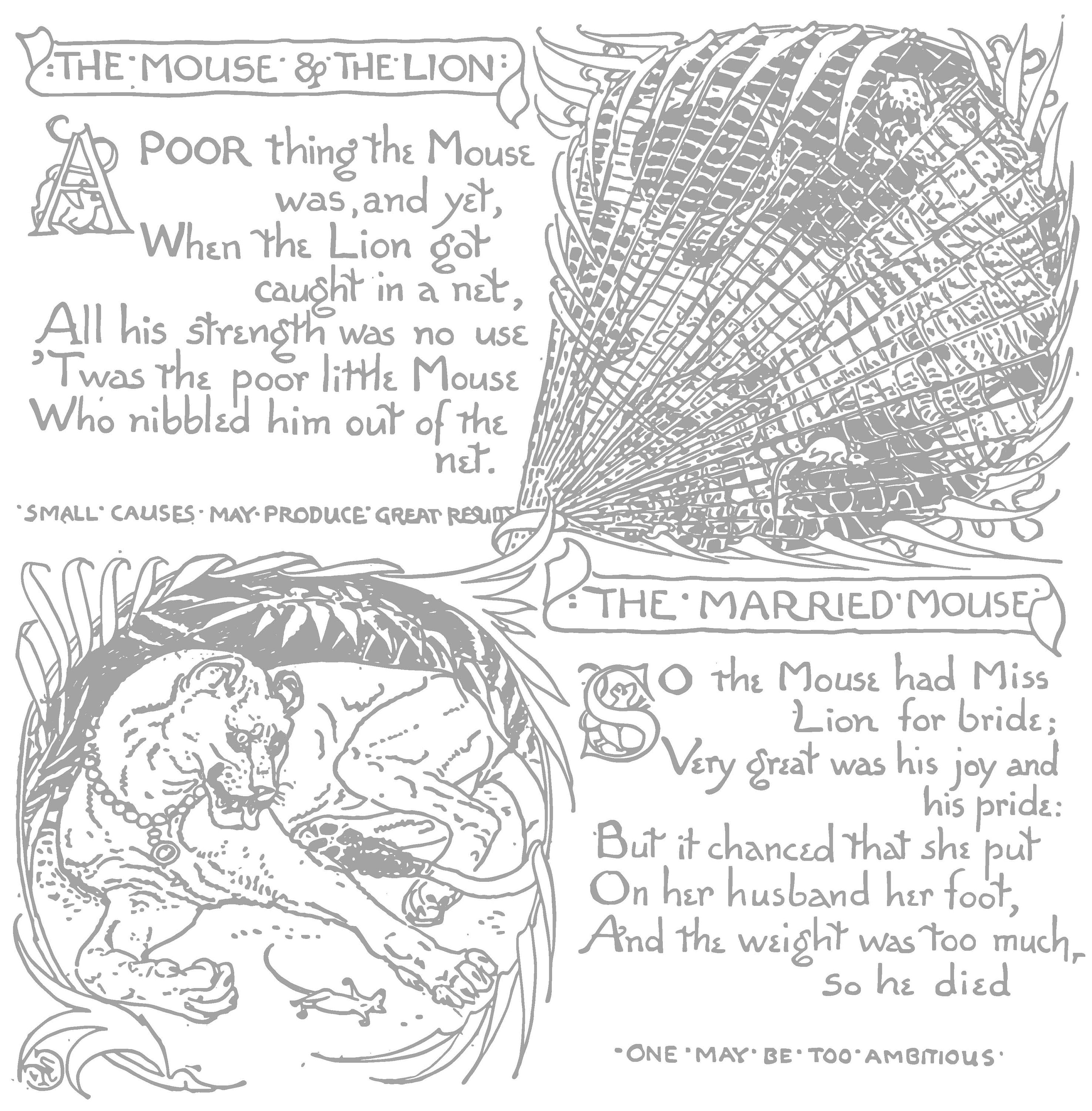 Story Pictures and Fables for Coloring Vintage Digital Bundle Download ...
