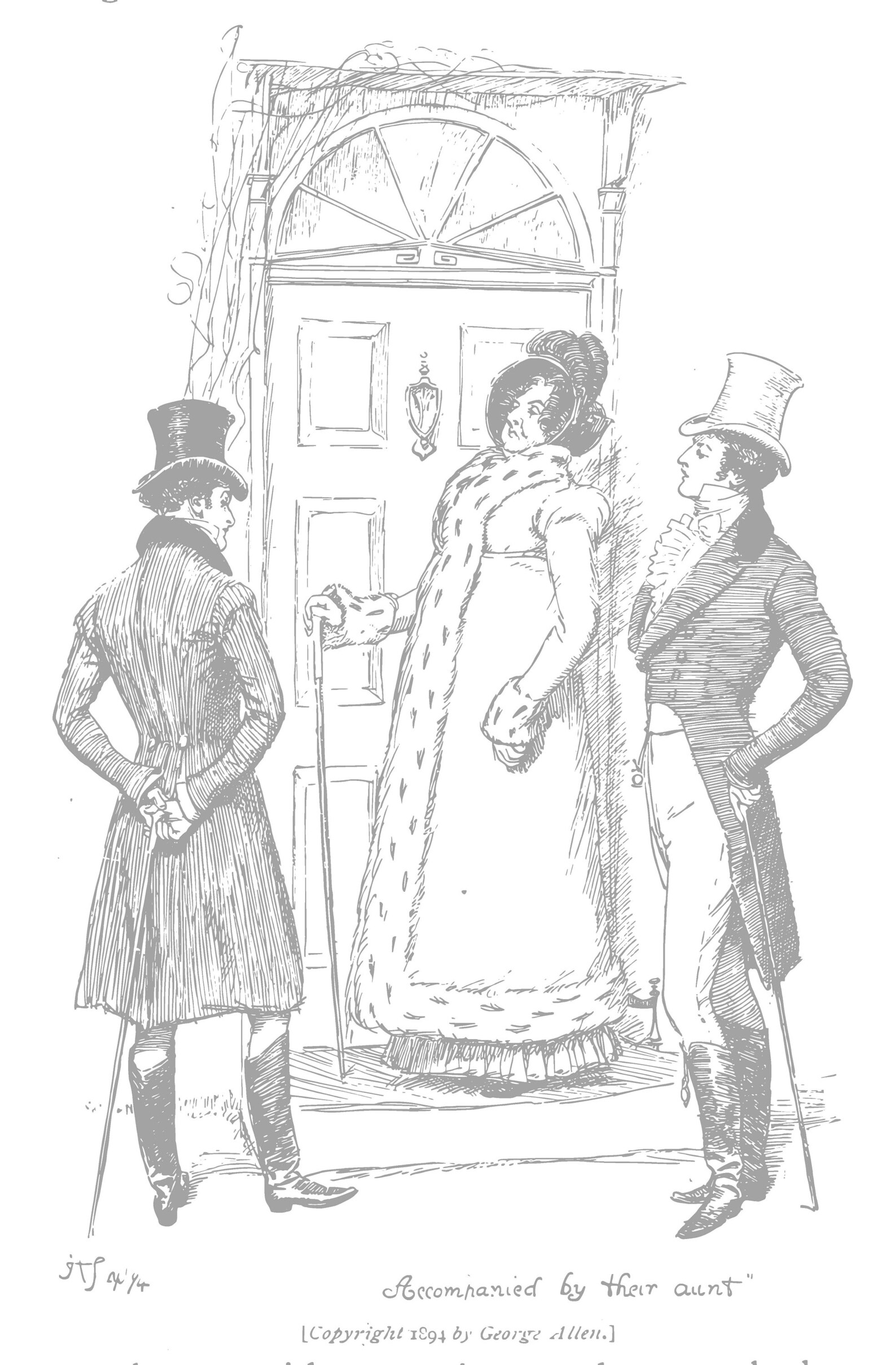 Pride and Prejudice Coloring Vintage Digital Bundle Download Hand Drawn ...