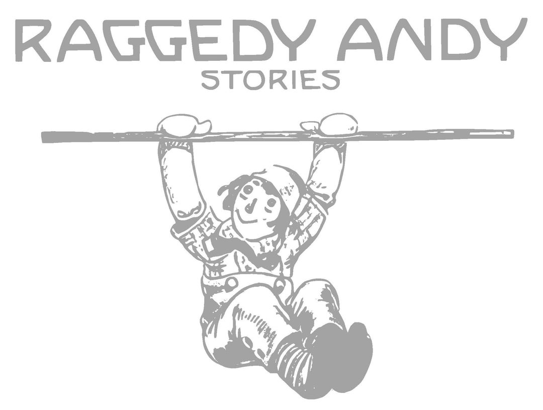 Raggedy Andy Coloring Book, Vintage Hand-drawn Illustrations (digital ...