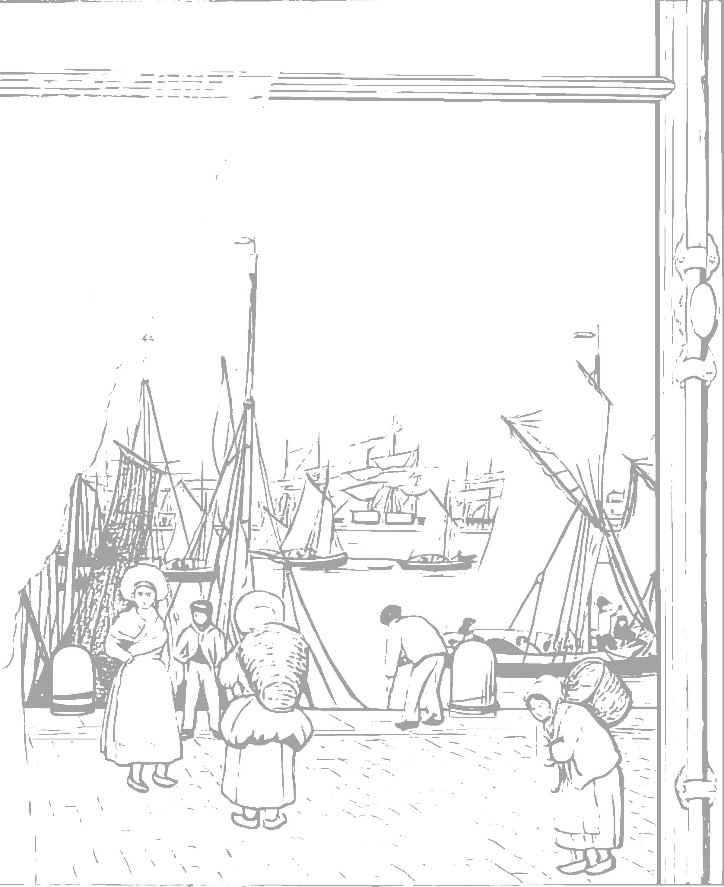 Classic Illustrations for Coloring Vintage Digital Download Hand Drawn ...