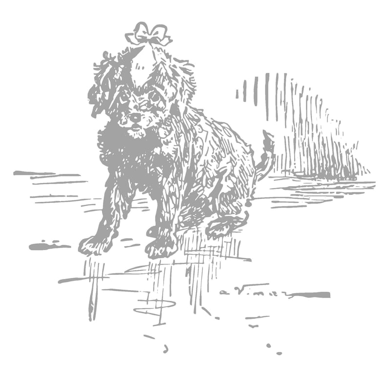 Circus Dogs for Coloring Vintage Digital Bundle Download Hand Drawn ...