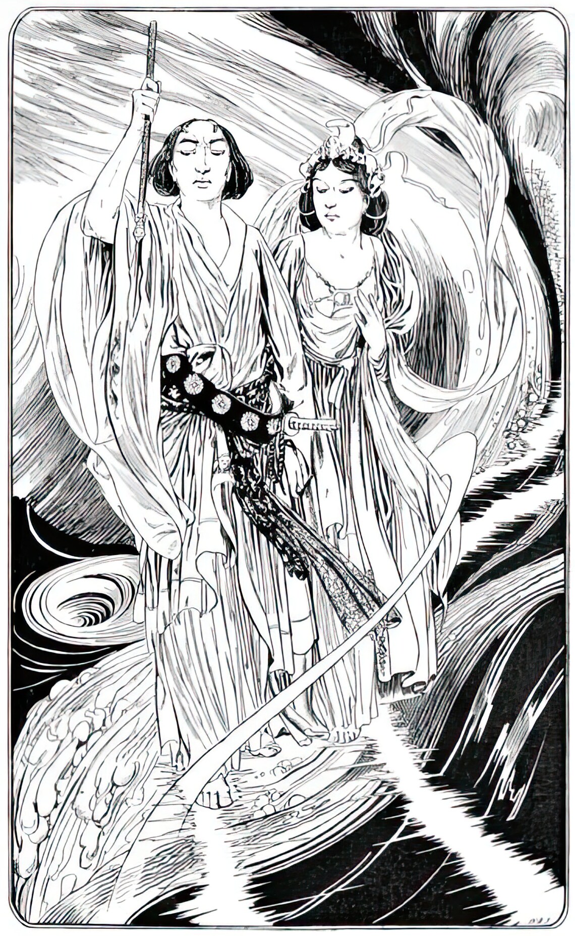 Eastern Legends for Coloring Vintage Digital Download Hand - Etsy