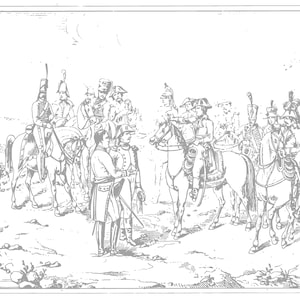 Napoleon Bonaparte for Coloring Vintage Digital Download Hand Drawn ...