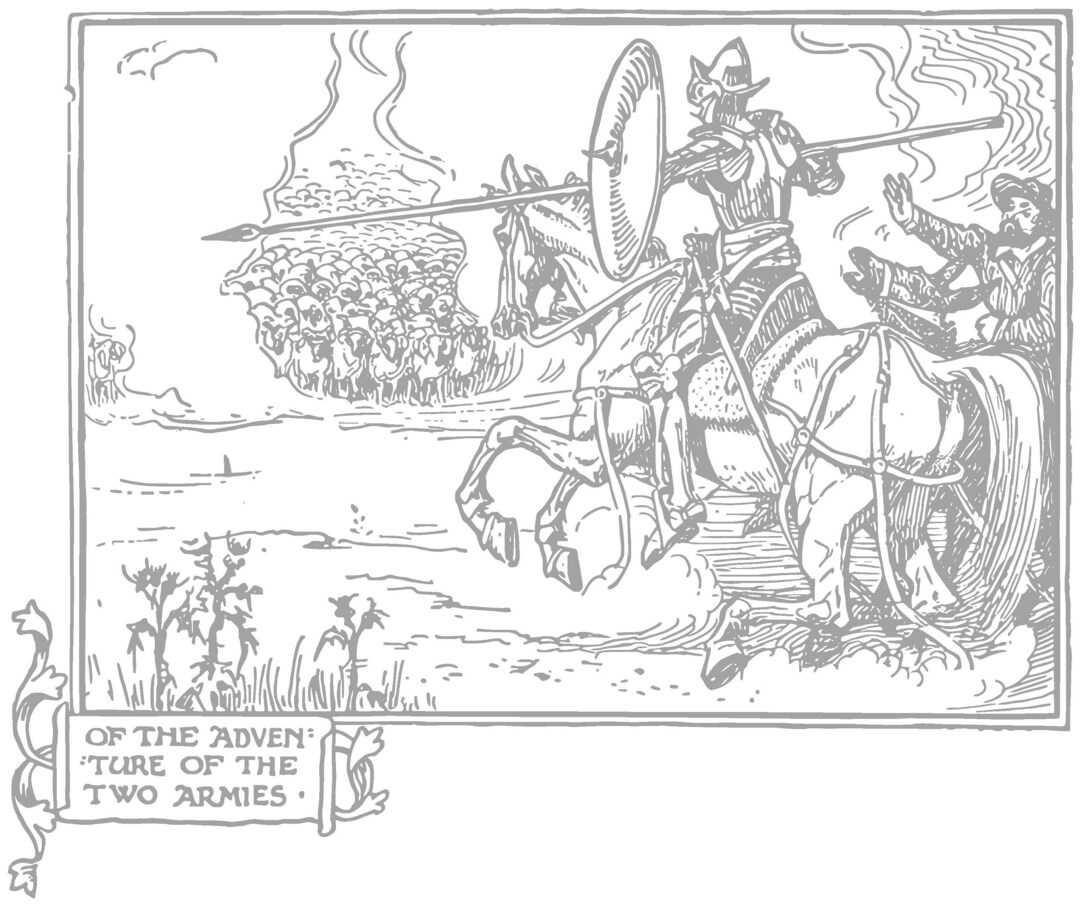 Don Quixote for Coloring Vintage Digital Bundle Download Hand Drawn ...