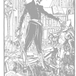 Don Quixote for Coloring Vintage Digital Bundle Download Hand Drawn ...