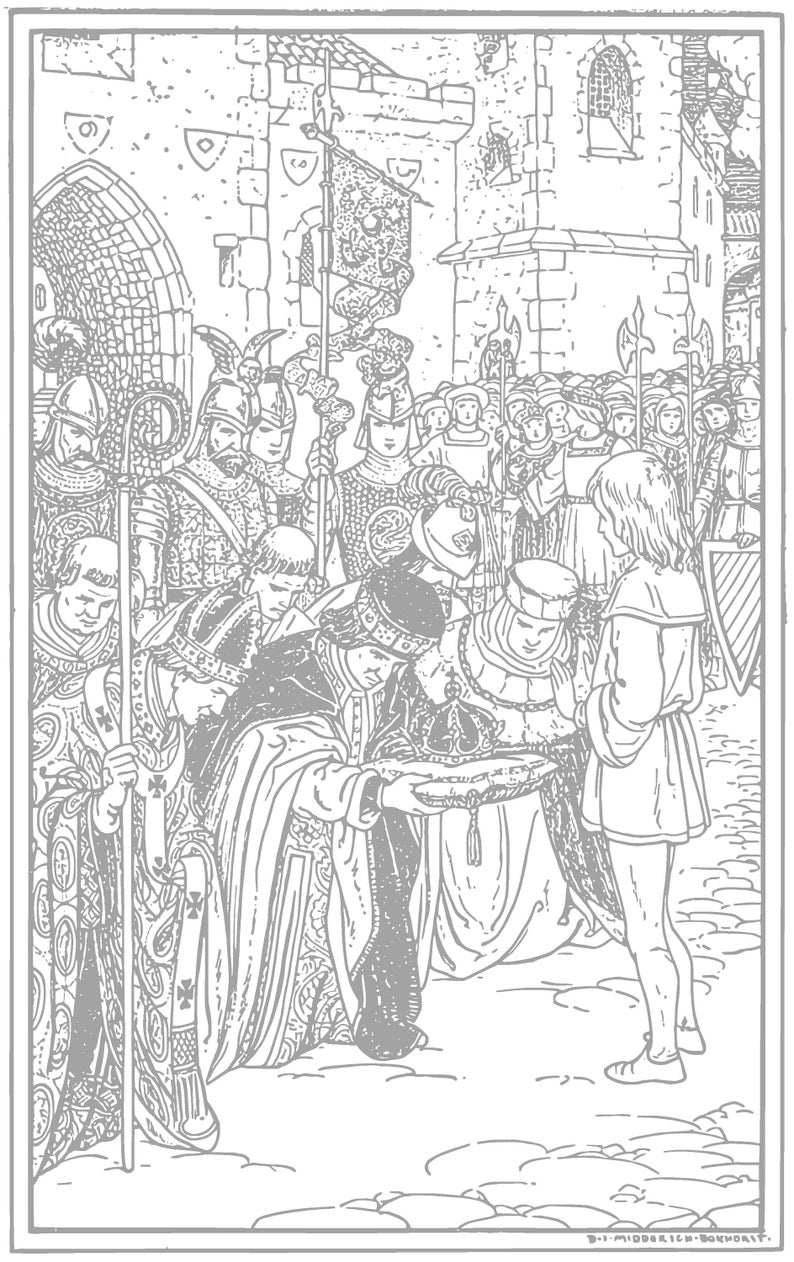 Vintage Pages for Coloring Classic Digital Bundle Download Hand Drawn ...