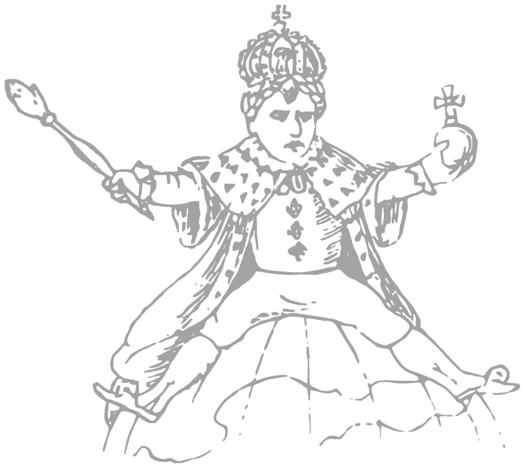 Silly Napoleon for Coloring Vintage Digital Bundle Download Hand Drawn ...