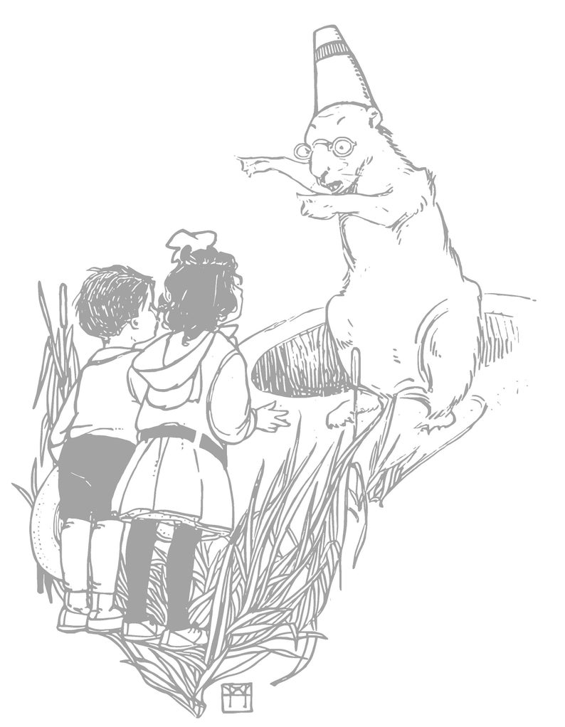 Gopher Life for Coloring Vintage Digital Bundle Download Hand Drawn ...