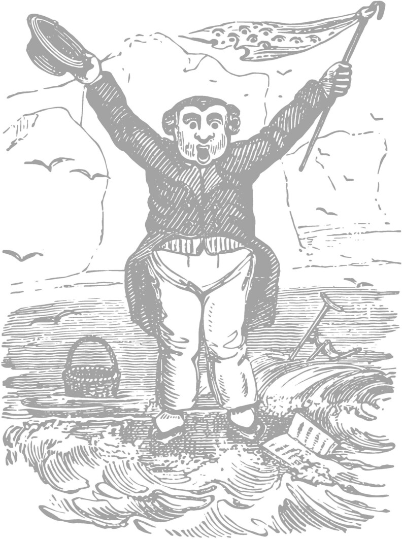 Absurd Pictures for Coloring Vintage Digital Bundle Download Hand Drawn ...