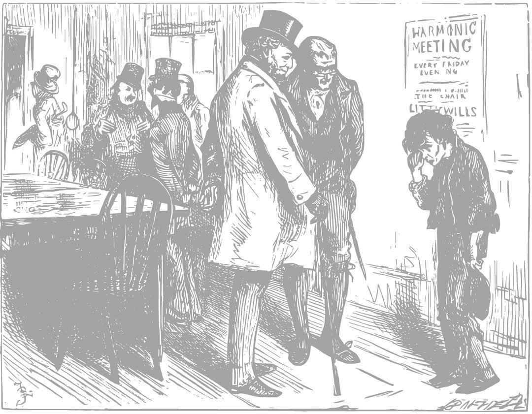 Charles Dickens 2 for Coloring Vintage Digital Download Hand Drawn ...