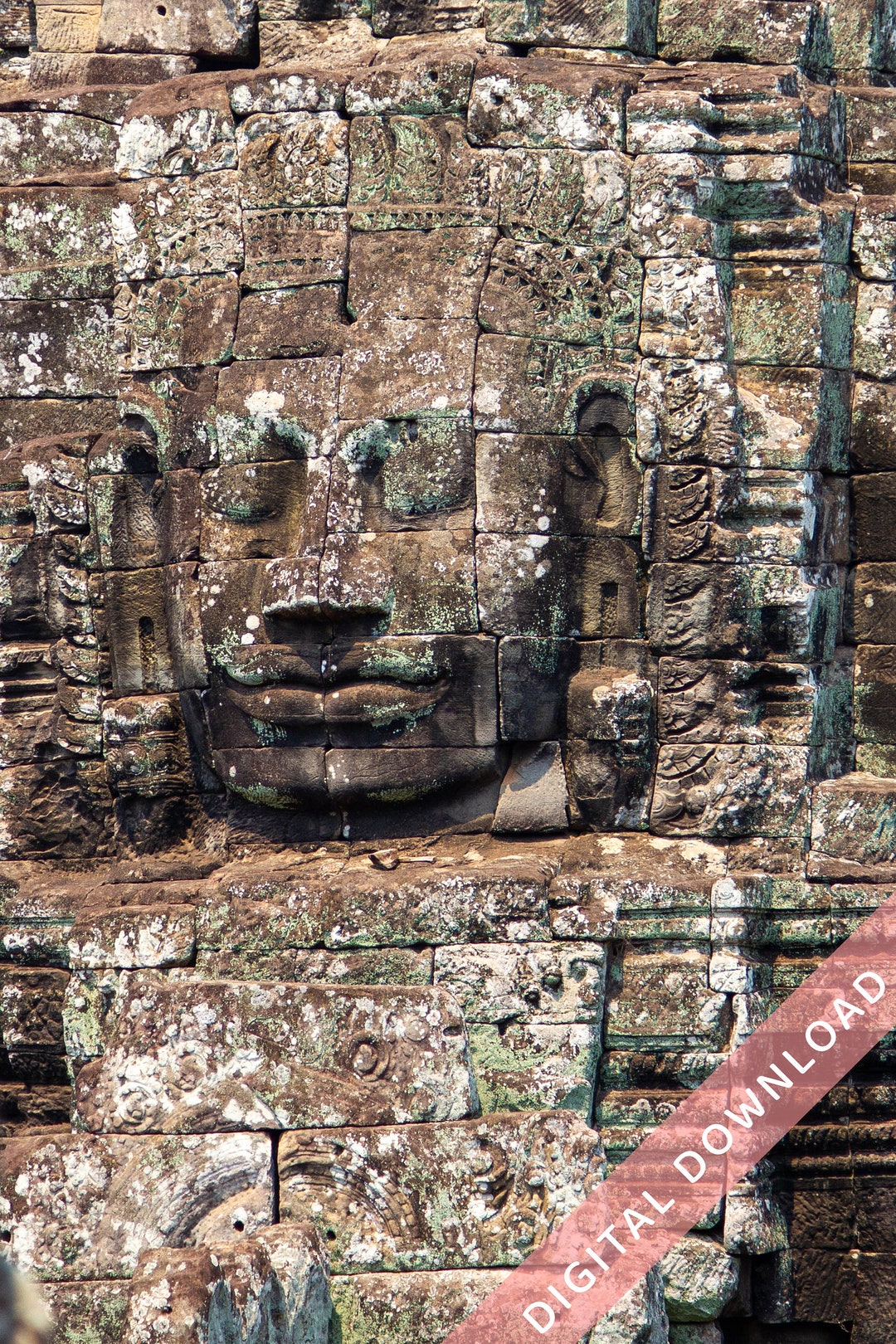 The Faces of Bayon Digital Download Jpg File Wall Art Digital You Print ...