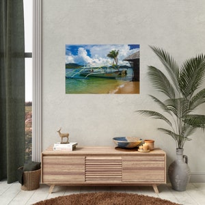 Bangka Boat in the Philippines Fine Art Print Photograph Landscape ...