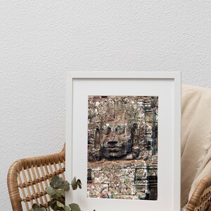 The Faces of Bayon Digital Download Jpg File Wall Art Digital You Print ...