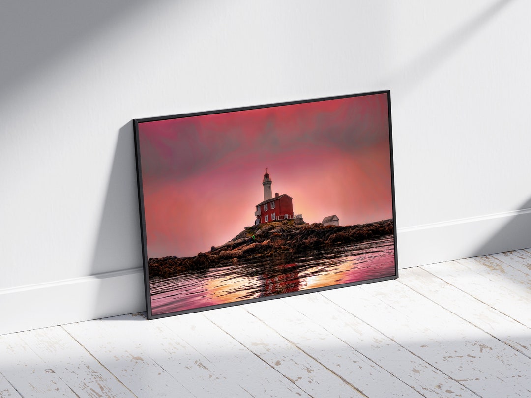 Fisgard Lighthouse Fine Art Print Photograph Landscape Picture Wall Art ...