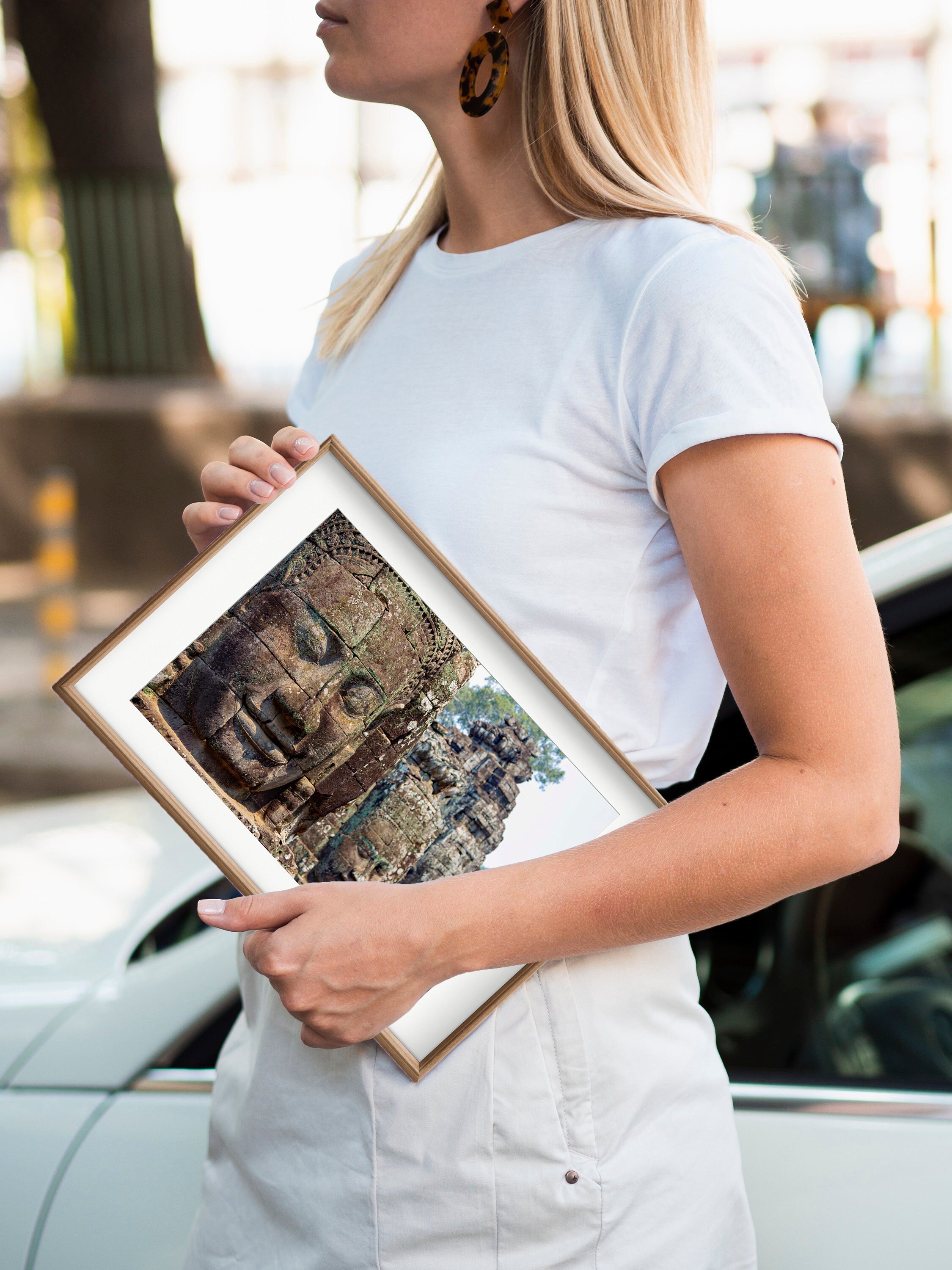 The Friendly Faces of Bayon Digital Download Jpg File Wall Art Digital ...