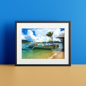 Bangka Boat in the Philippines Fine Art Print Photograph Landscape ...