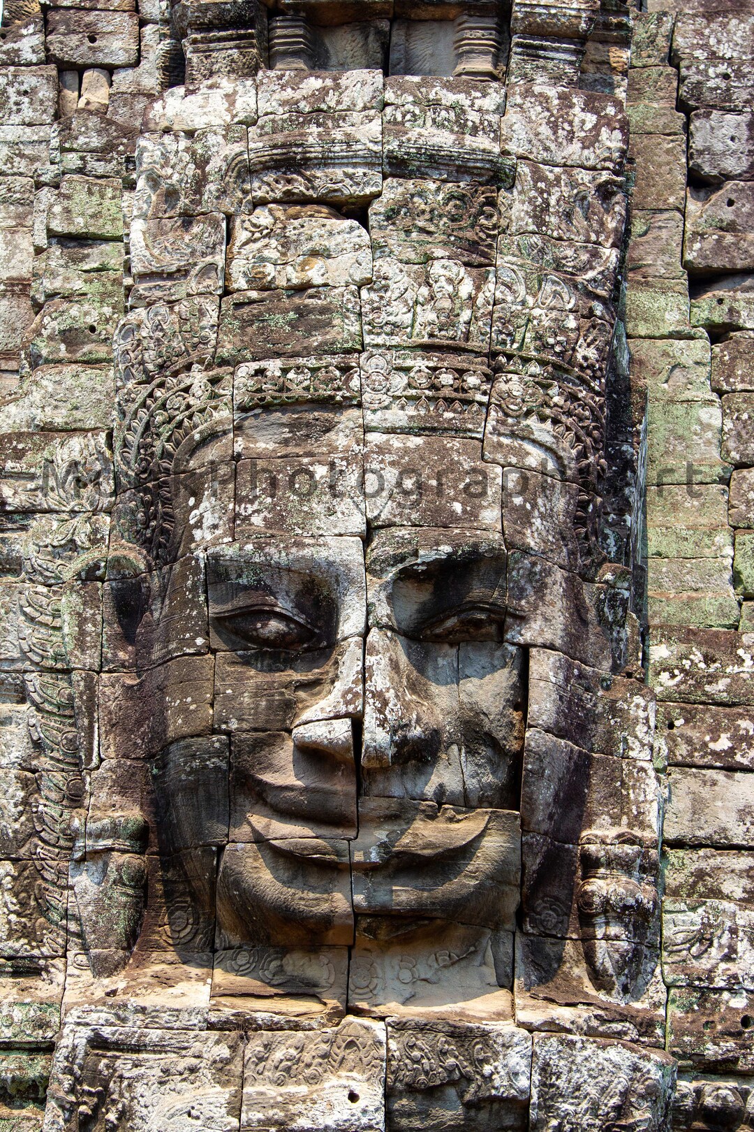Faces of Bayon Temple Cambodia Digital Download Wall Art - Etsy