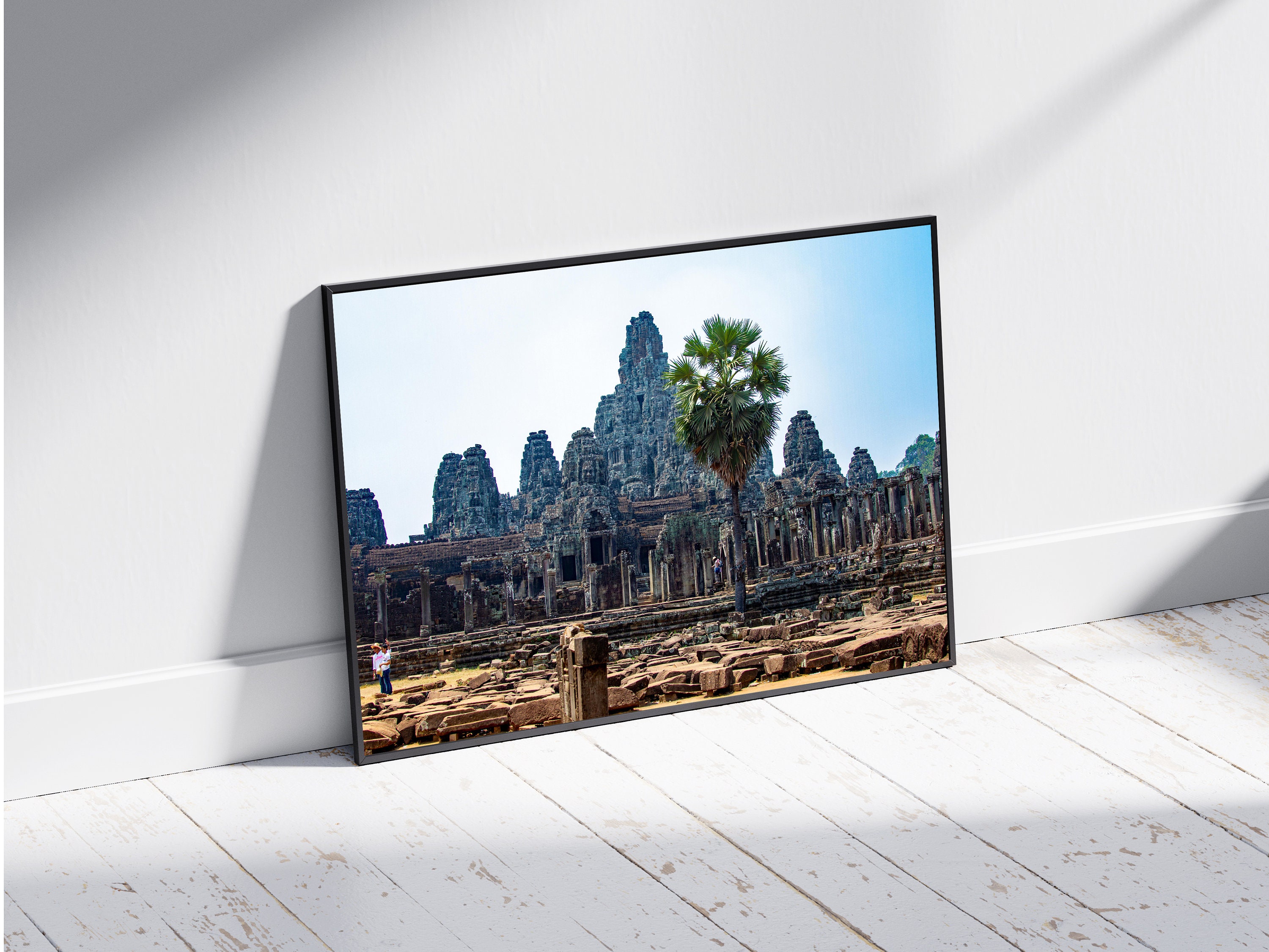 The Temple Bayon, Angkor Wat Digital Download Jpg File Wall Art Digital ...