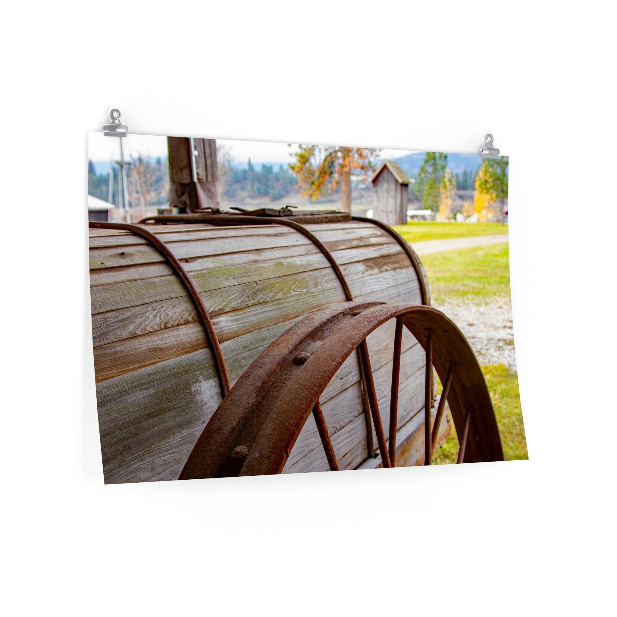 Old Water Tanker Fine Art Print Photograph Landscape Picture Wall Art ...