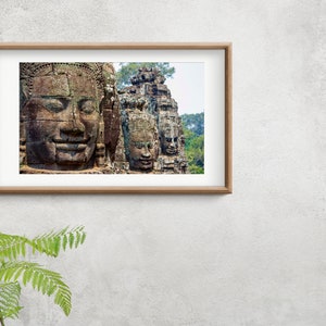 The Friendly Faces of Bayon Digital Download Jpg File Wall Art Digital ...