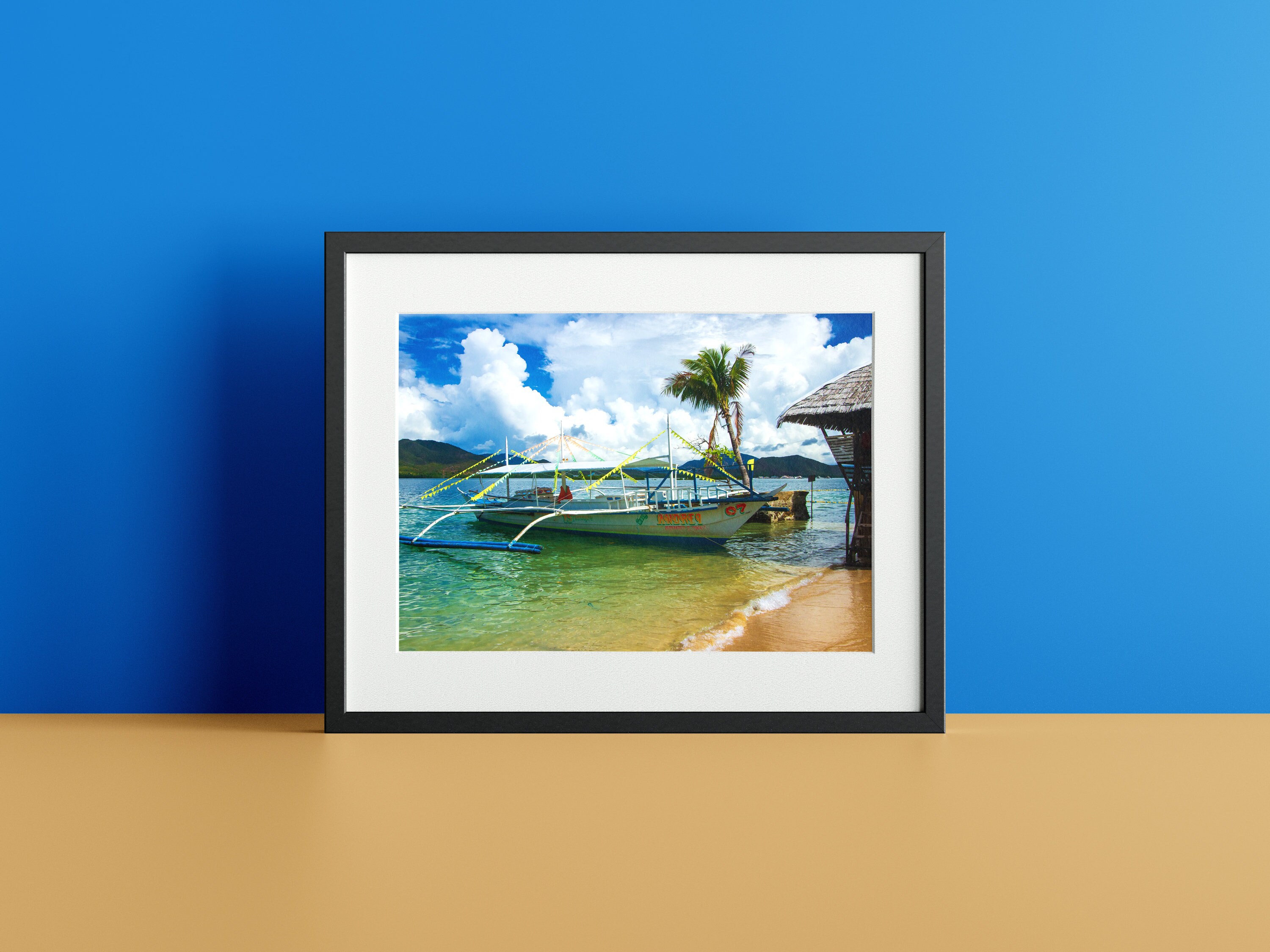 Bangka Boat in the Philippines Digital Download Jpg File Wall Art ...