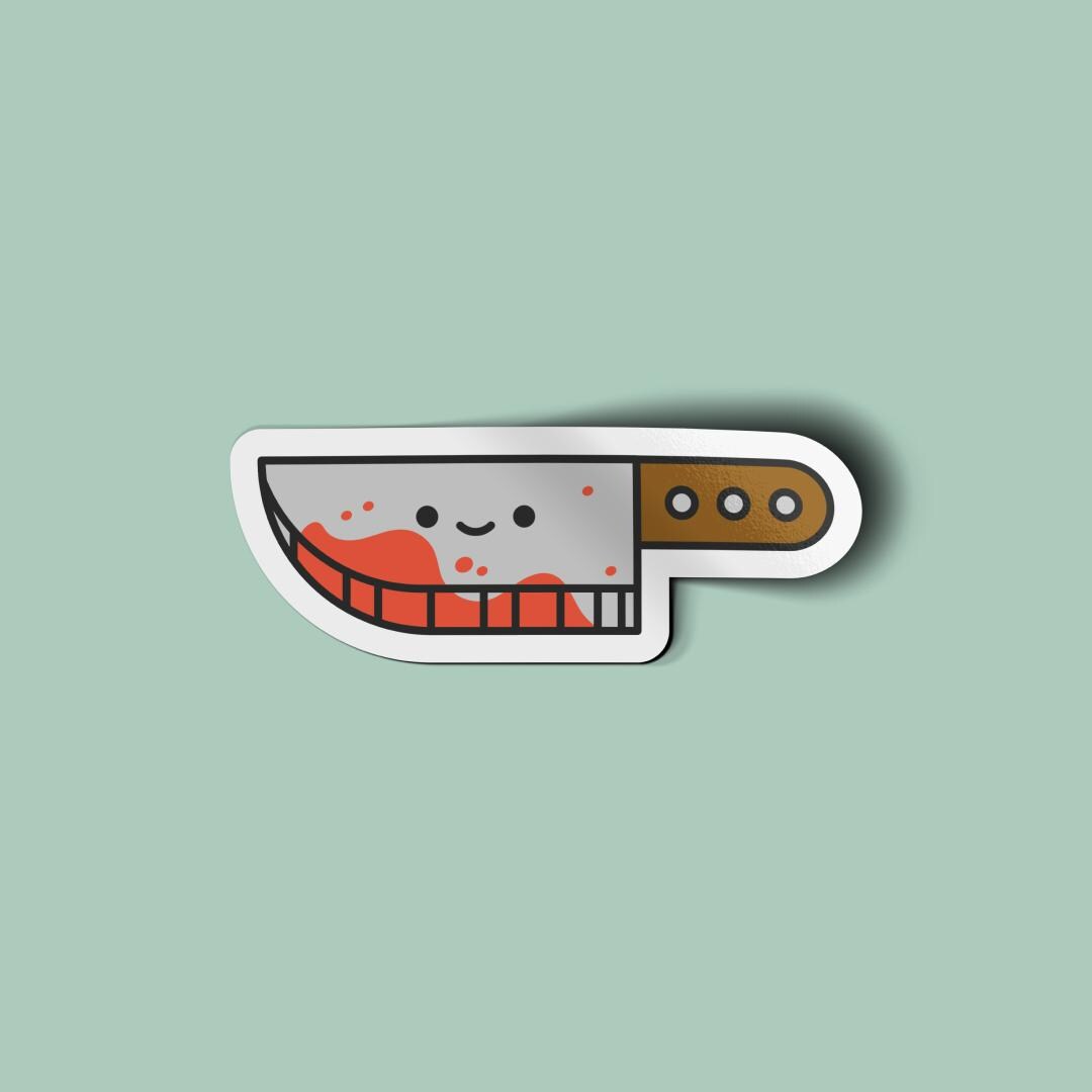 Little Weapons Stickers Laptop Sticker Spooky Cute Sticker Weapon ...