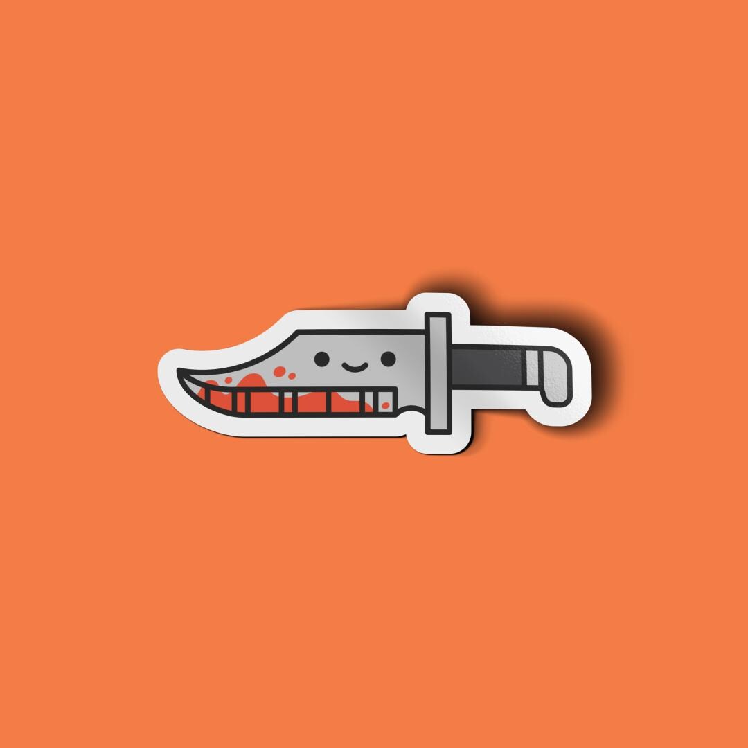 Little Weapons Stickers Laptop Sticker Spooky Cute Sticker Weapon ...