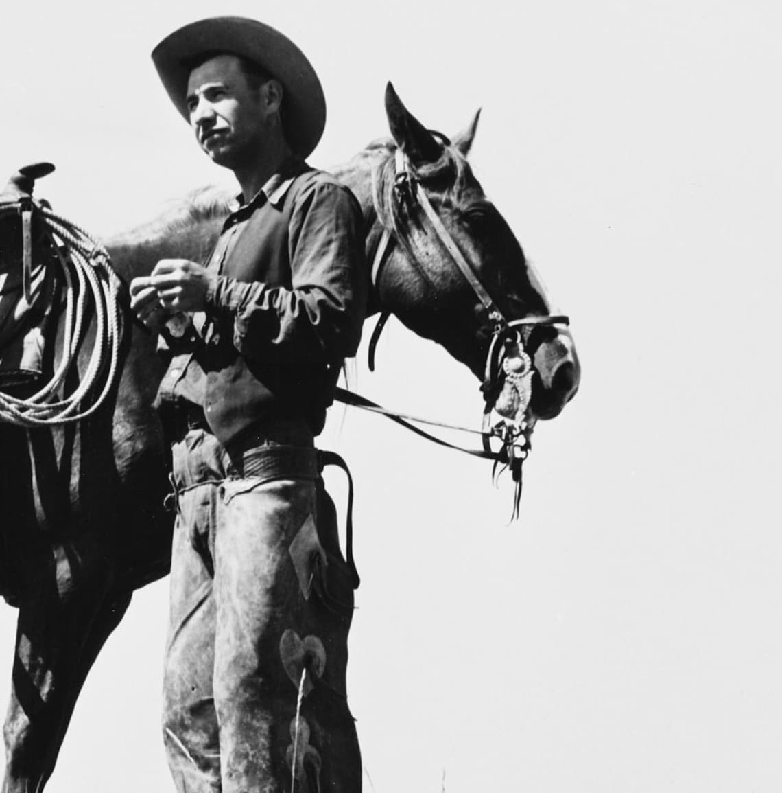 Black and White Western Art Print - Print of Vintage Photograph ...