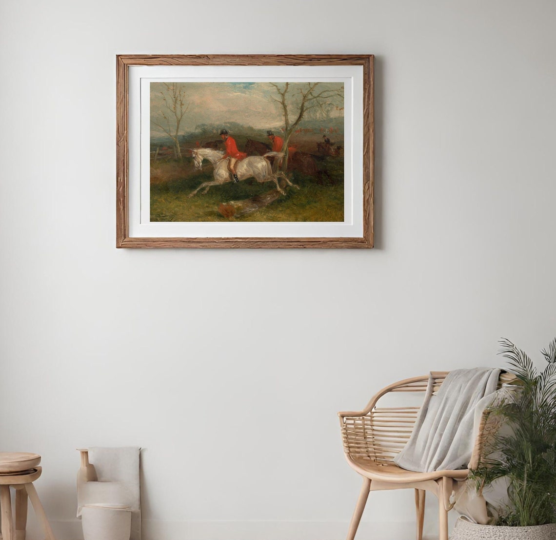 Vintage Fox Hunting Prints - Set of 4 - Wall Decor - Fine Art Paper ...