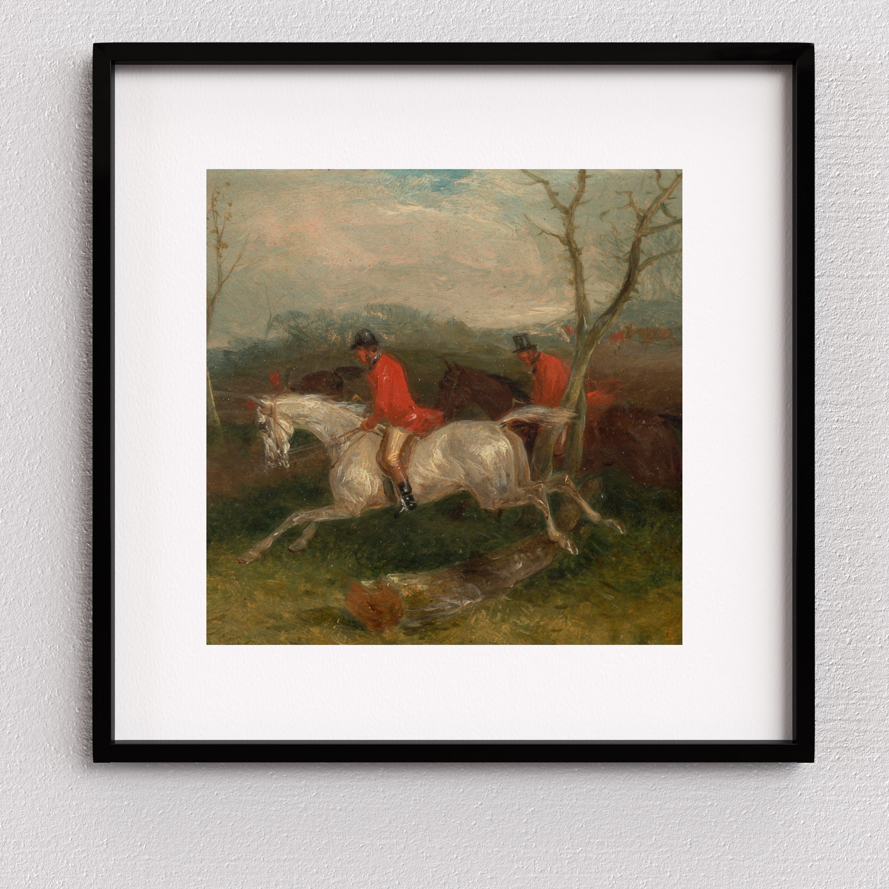 Vintage Fox Hunting Prints - Set of 4 - Wall Decor - Fine Art Paper ...