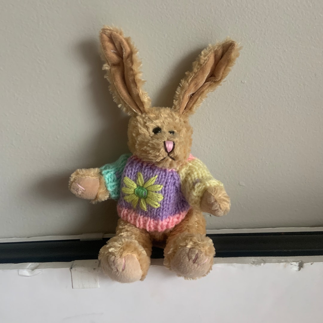 1990s Vintage Bunny, Vintage Rabbit Plush, Chrisha Playful Plush - Etsy