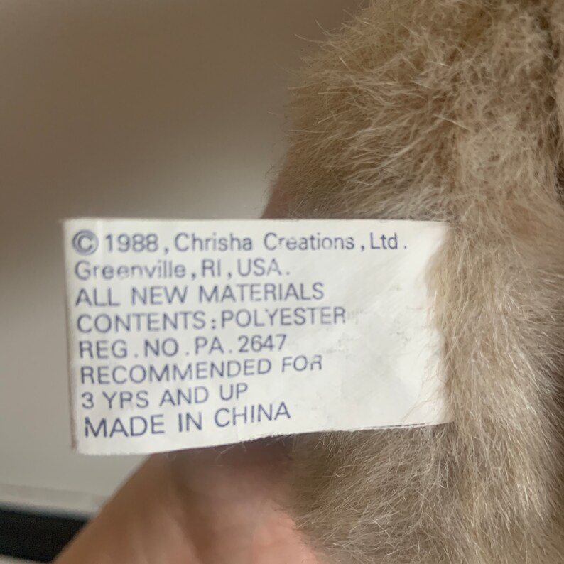 1980s Vintage Bunny, Vintage Rabbit Plush, Chrisha Playful Plush - Etsy