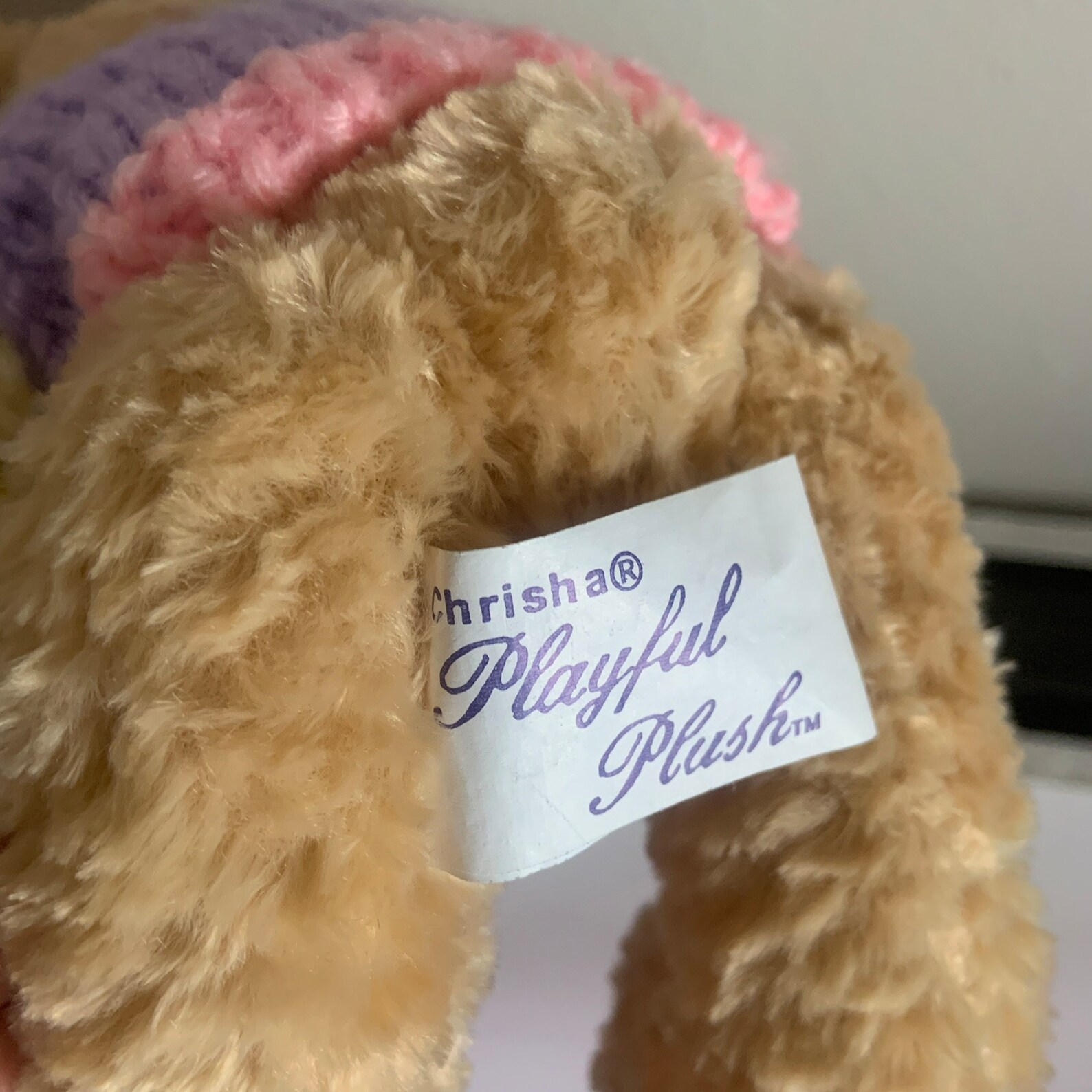 1990s Vintage Bunny Vintage Rabbit Plush Chrisha Playful - Etsy