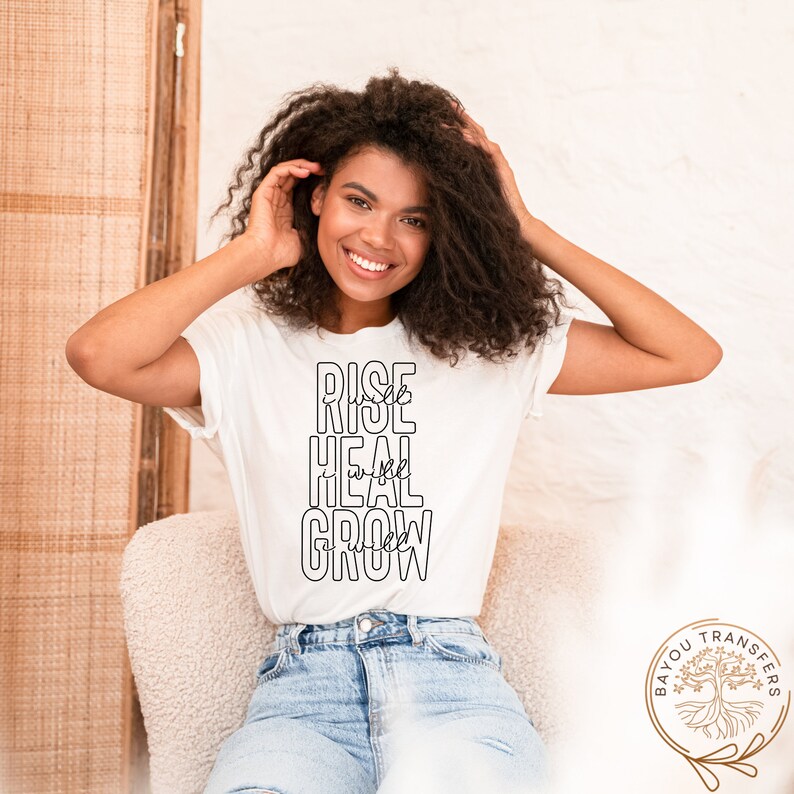 I Will Rise - Screen Print Transfer - Etsy